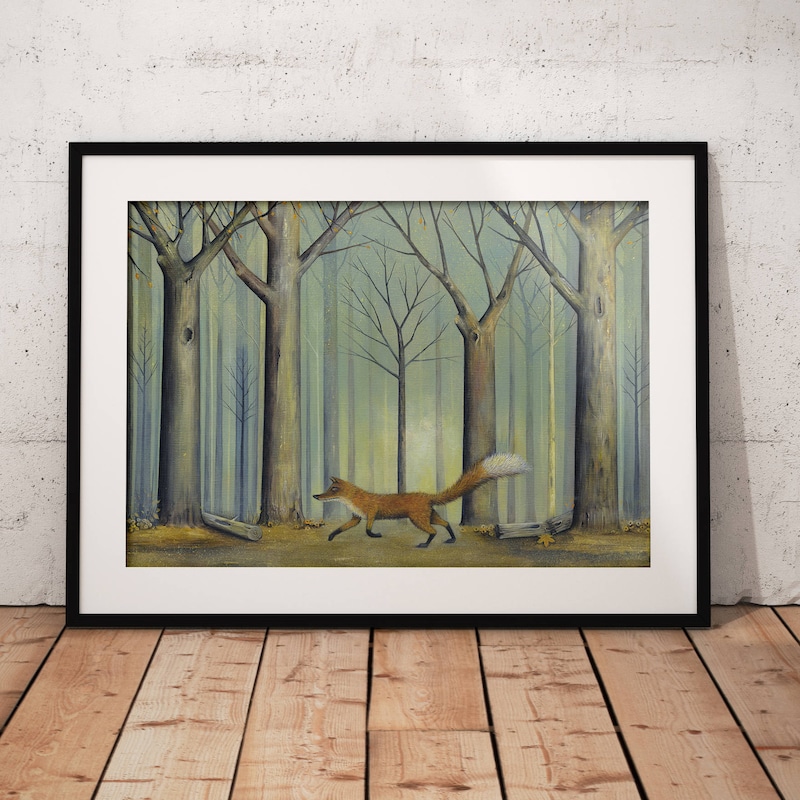 Fox Art - Etsy