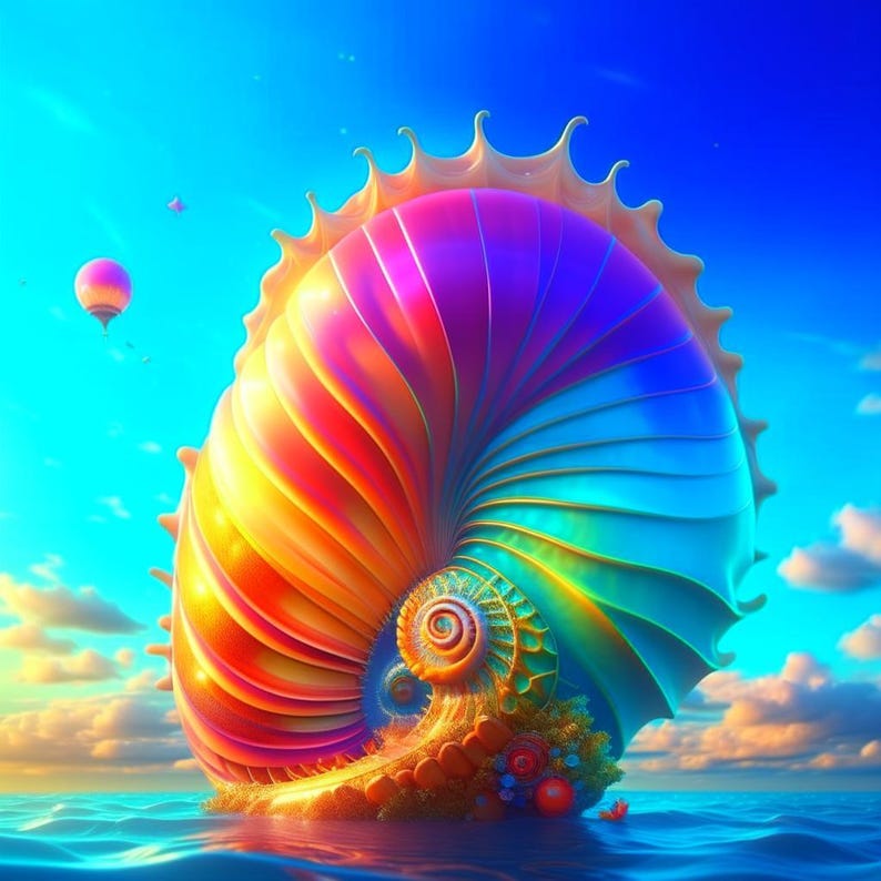 Sea Beauties / Nautilus Shells / Ocean Beauty - Etsy