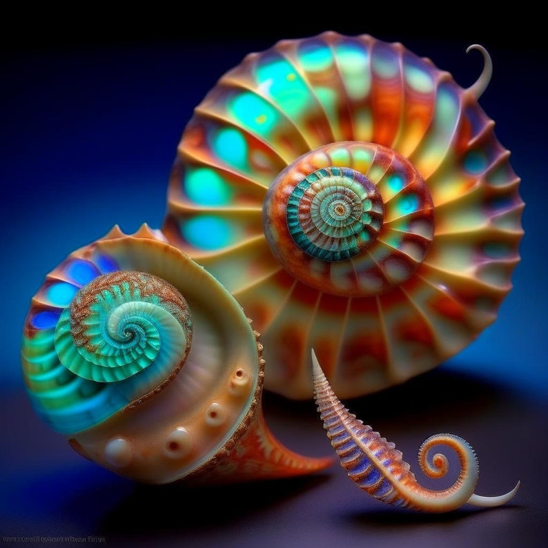 Sea Beauties / Nautilus Shells / Ocean Beauty - Etsy