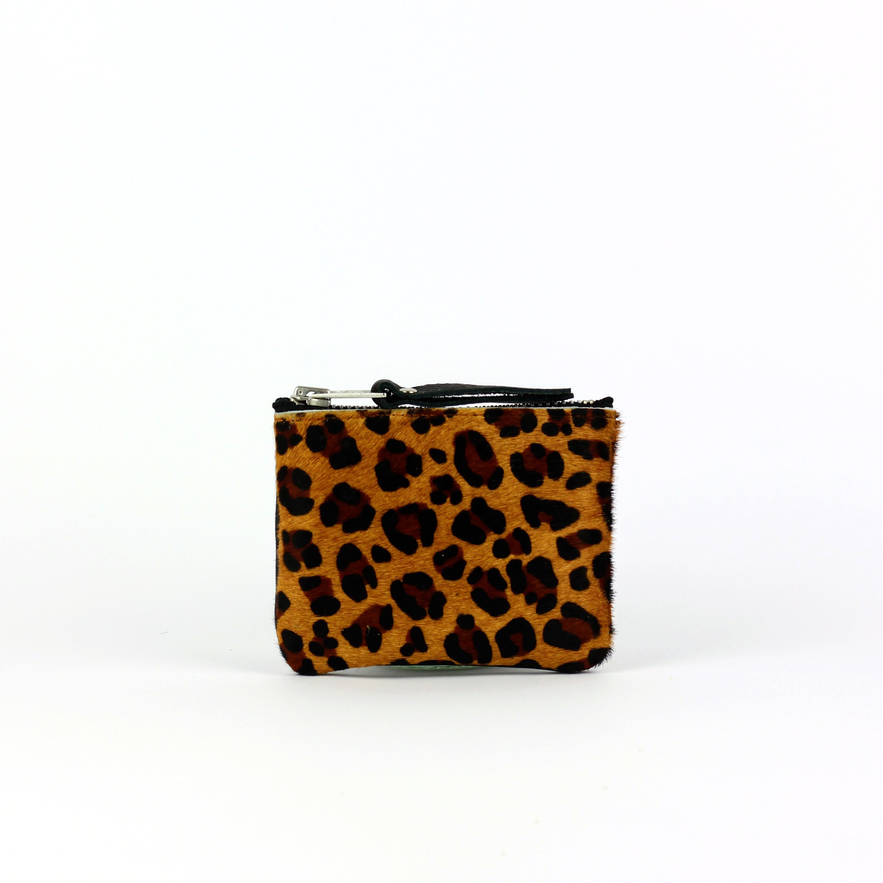 Leopard Print Leather Coin Pouch // Coin Purse Personalized - Etsy