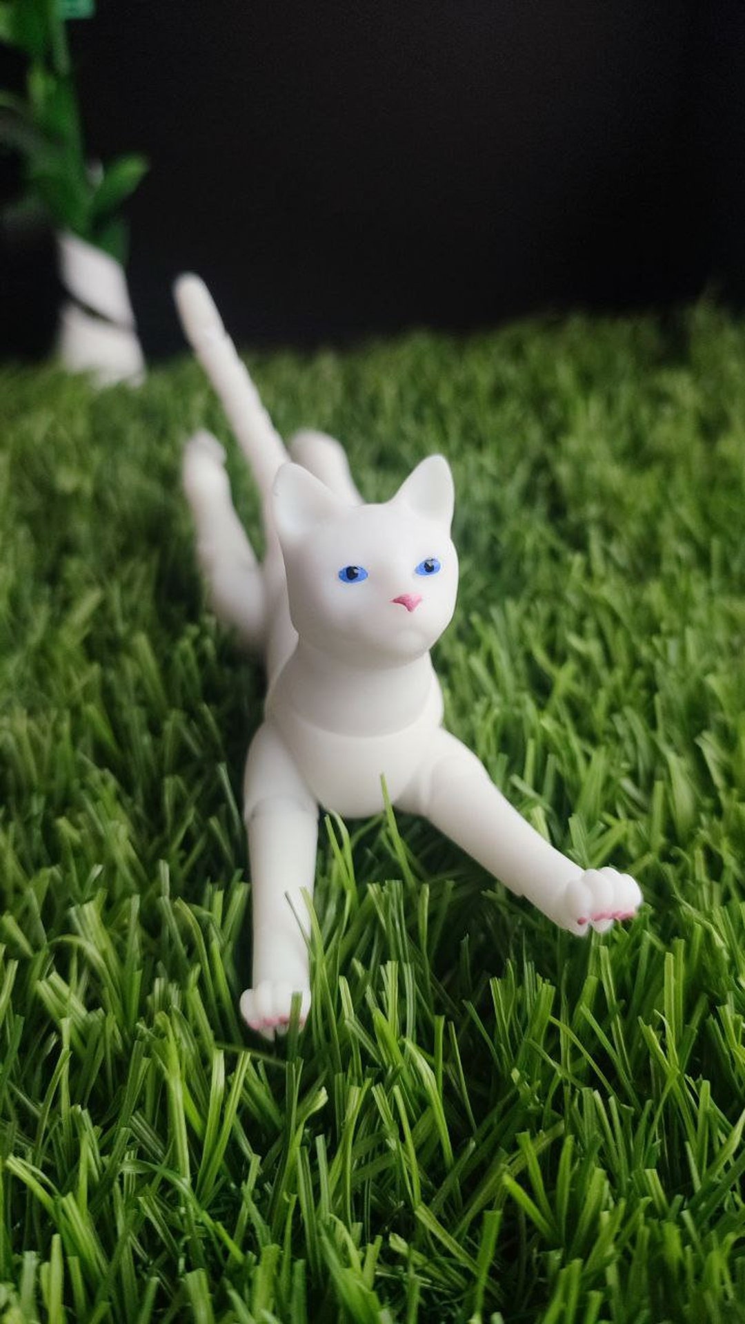 BJD Cat Pets With Blue Eyes Makeup for Doll - Etsy