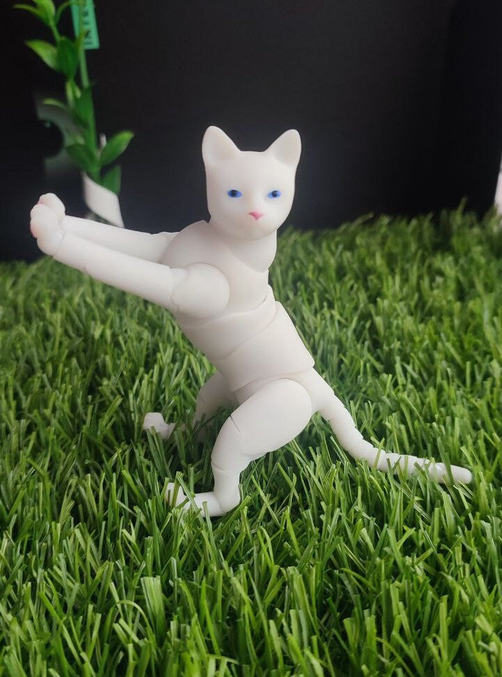 BJD Cat Pets With Blue Eyes Makeup for Barbie Integrity Blythe Doll - Etsy