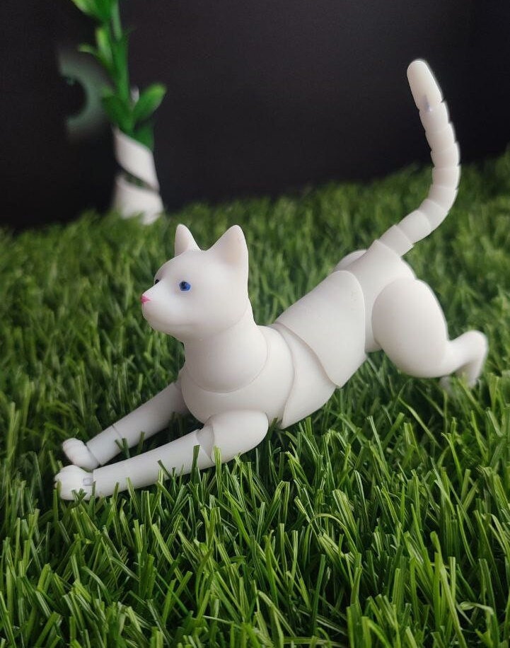 BJD Cat Pets With Blue Eyes Makeup for Barbie Integrity Blythe Doll - Etsy