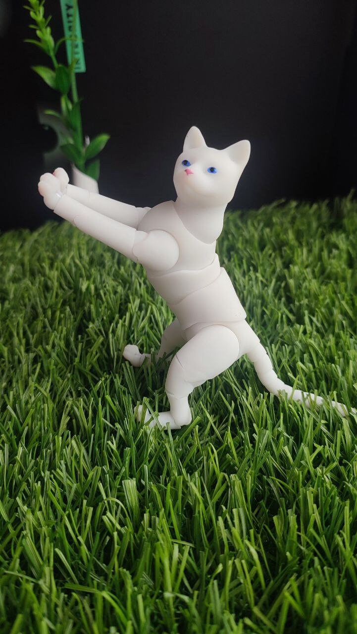 BJD Cat Pets With Blue Eyes Makeup for Barbie Integrity Blythe Doll - Etsy