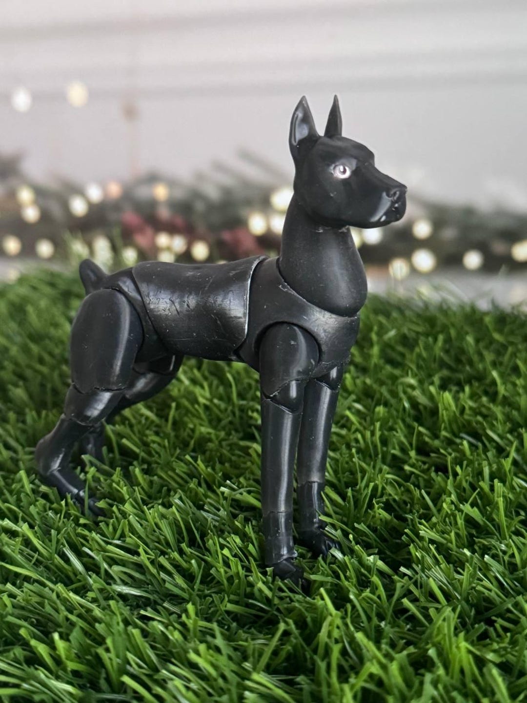 BJD Dog Doberman Pet Articulated for Doll - Etsy