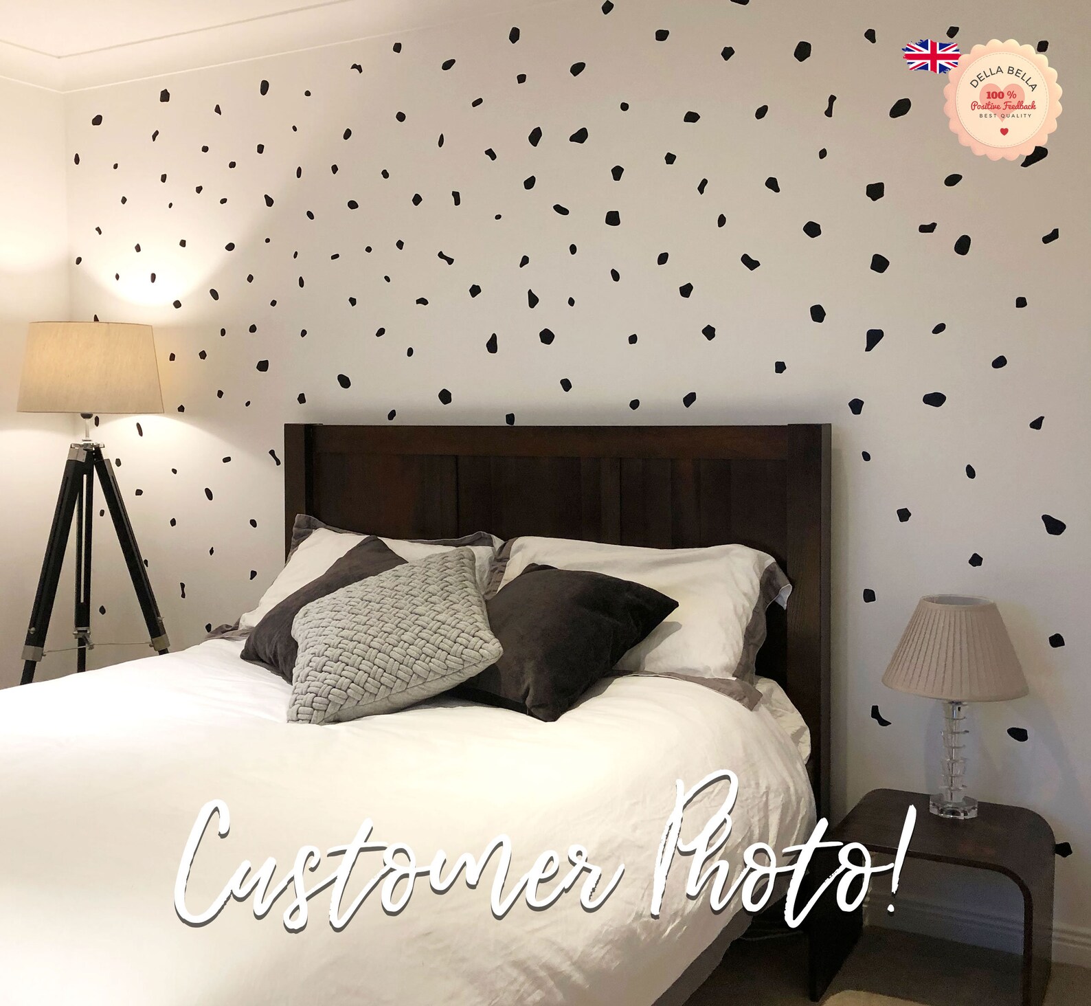 Dalmatian Wall Stickers 320x Dots Polka Dot Wall Decals Hand - Etsy
