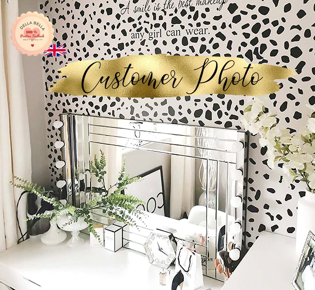 Dalmatian Dots Spots Wall Sticker 320x Polka Dot Hand Drawn Girls ...