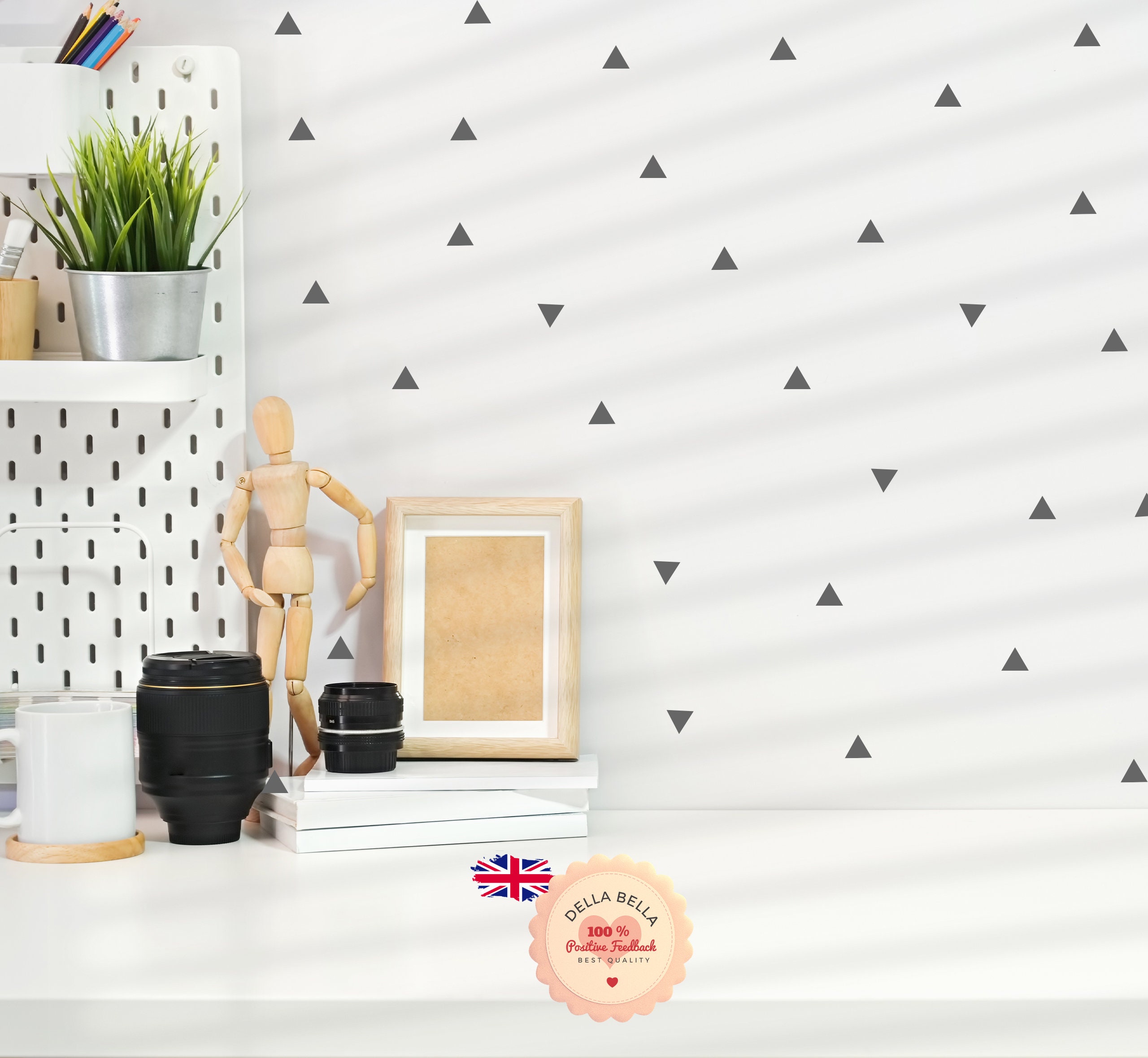 Triangles Wall Sticker 192x Mini Triangles Decals for Kids - Etsy