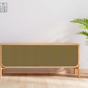 Rattan Vinyl Wrap for Furniture Self Adhesive Film Decal, Home Decor ...