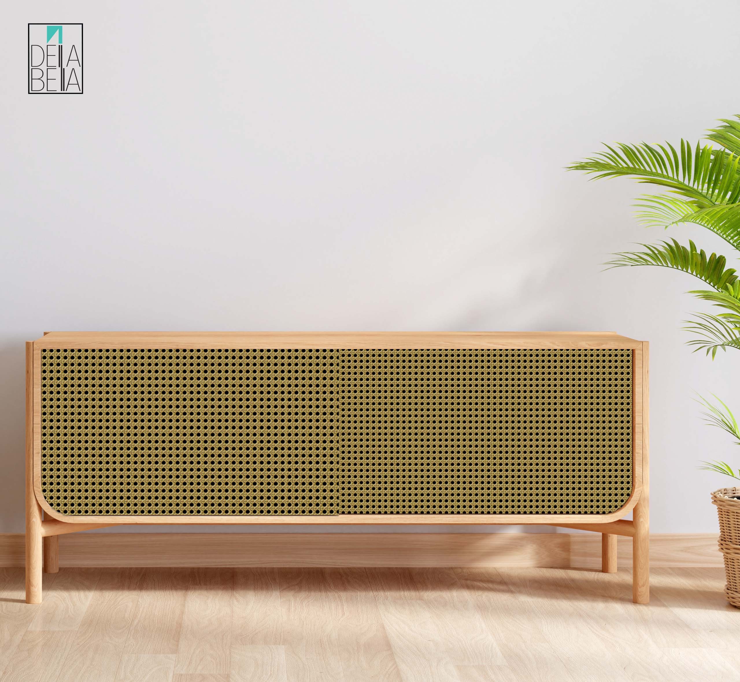 Rattan Vinyl Wrap for Furniture Self Adhesive Film Decal, Home Decor ...
