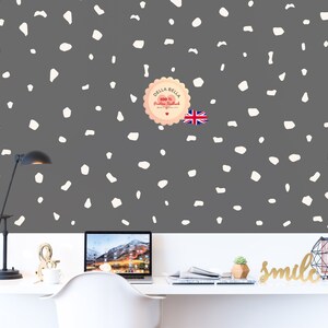 Dalmatian Dots Spots Wall Sticker 320x Polka Dot Hand Drawn Girls ...
