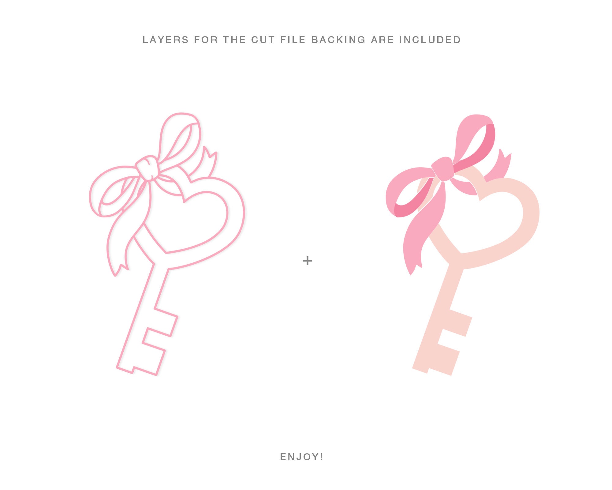 Heart Key SVG File, Cut File for Cricut, Silhouette in Svg Dxf Png Eps ...