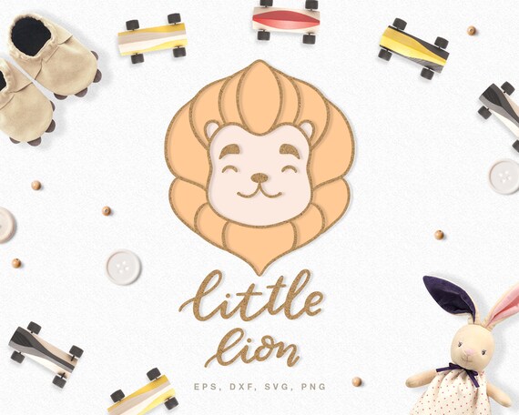 Little Lion SVG File Cut File Cricut & Silhouette in Svg Dxf - Etsy