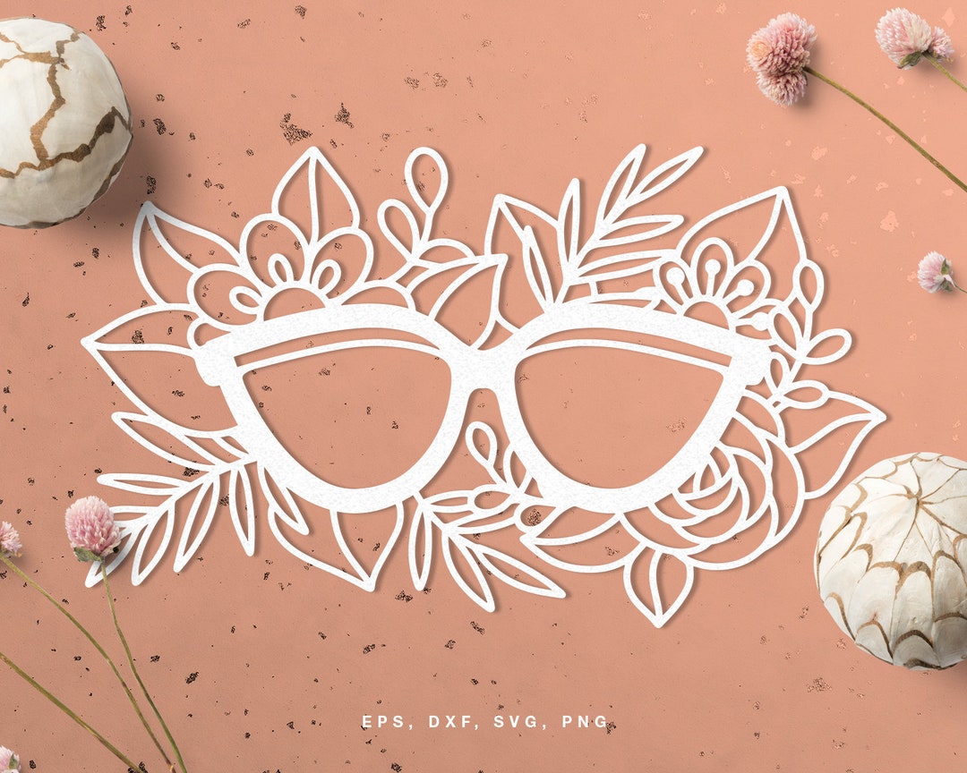 Sunglasses Cut File (svg Dxf Png Eps) for Silhouette, Cricut ...
