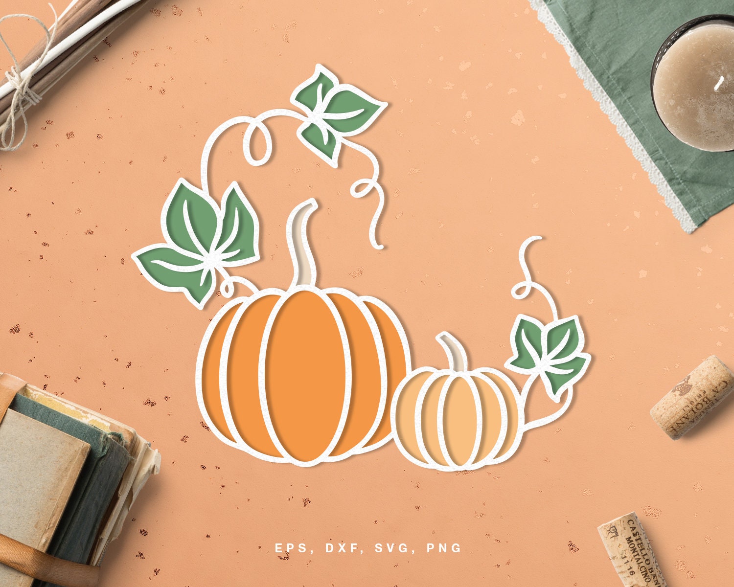 Pumpkin SVG File Cut File Cricut & Silhouette in svg dxf png | Etsy
