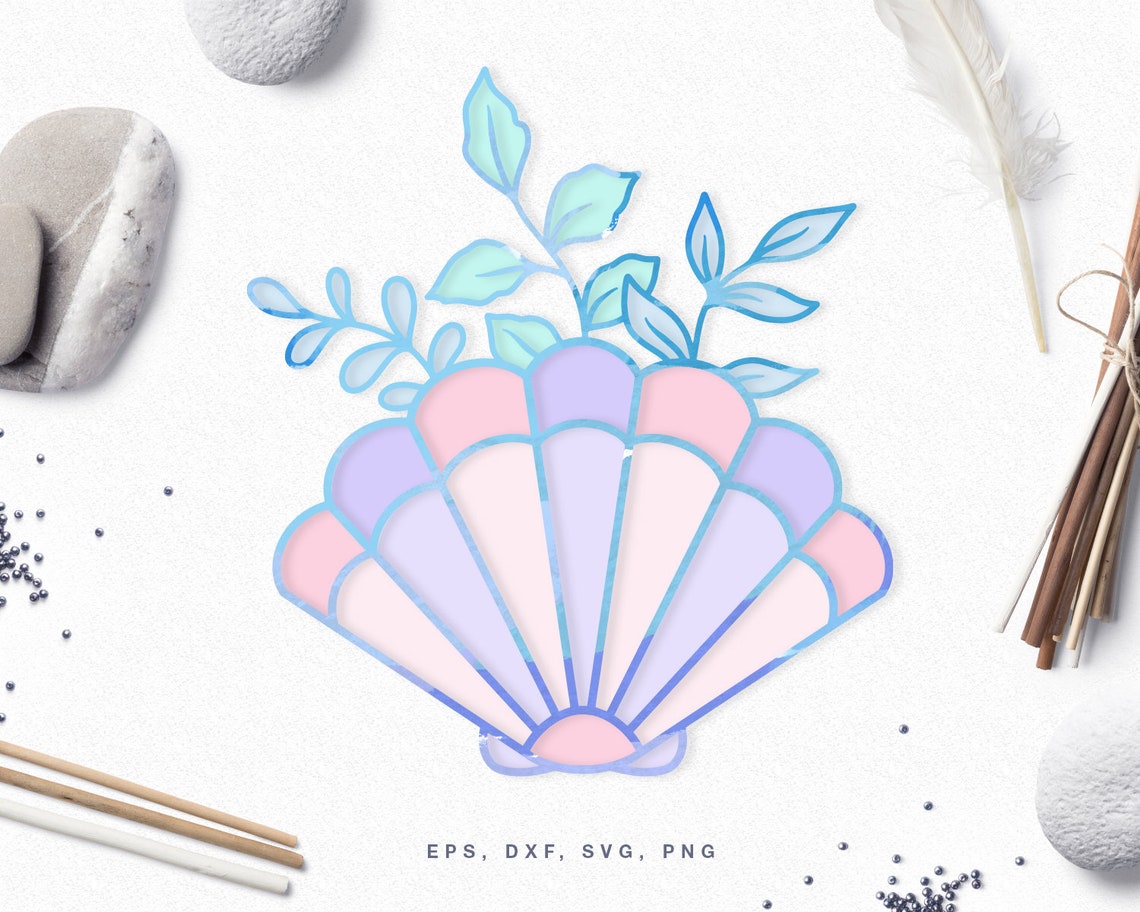 Seashell SVG File Cut File for Cricut & Silhouette in Svg - Etsy