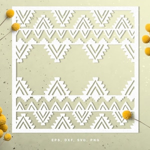 Aztec Background Cut File svg Dxf Png for Use With | Etsy