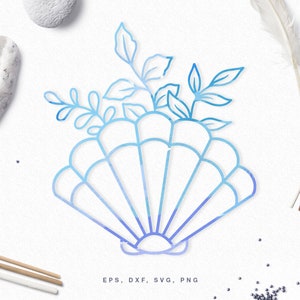Seashell SVG File Cut File for Cricut & Silhouette in Svg - Etsy