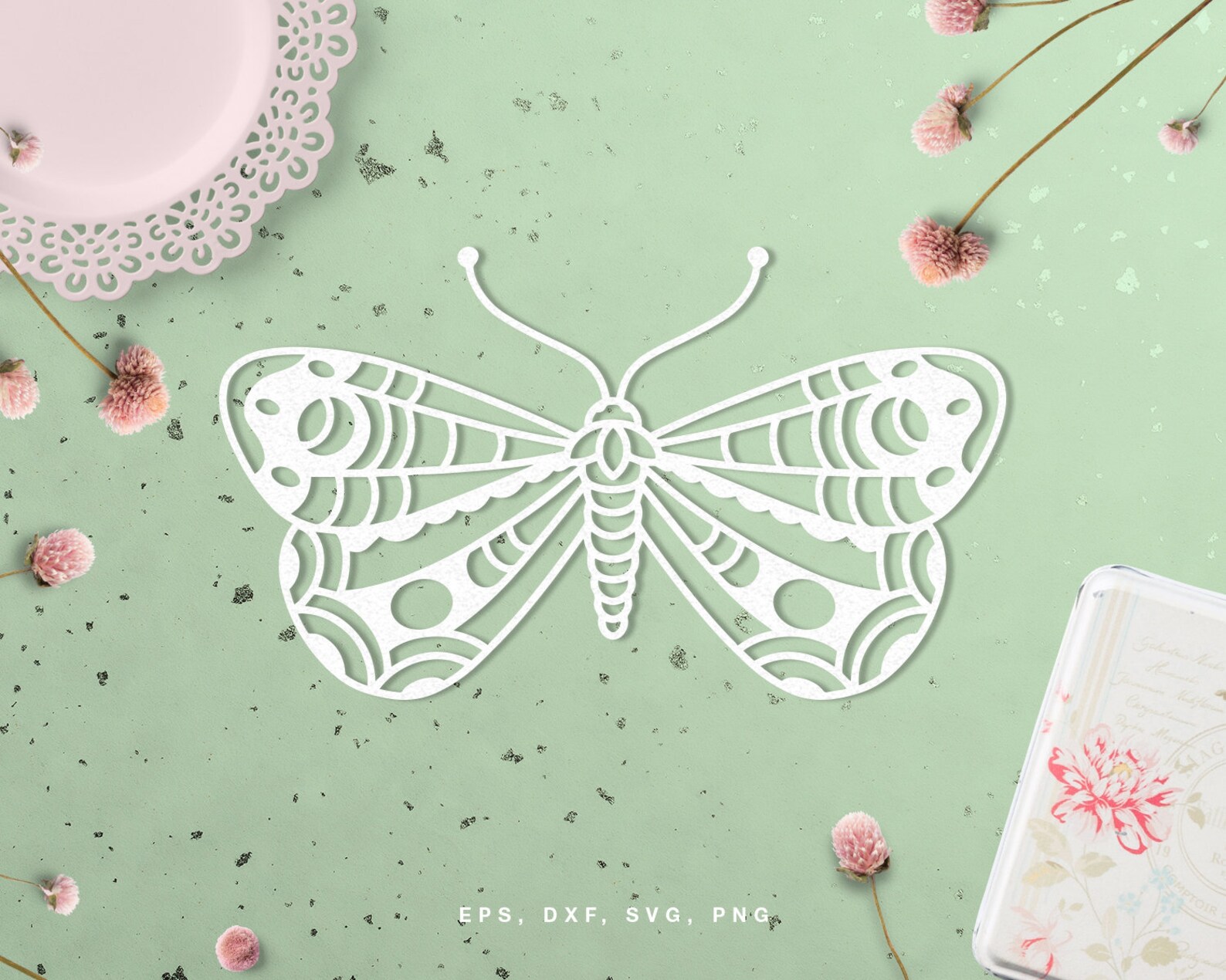 Butterfly Cut File svg Dxf Png Eps Digital Scrapbooking | Etsy