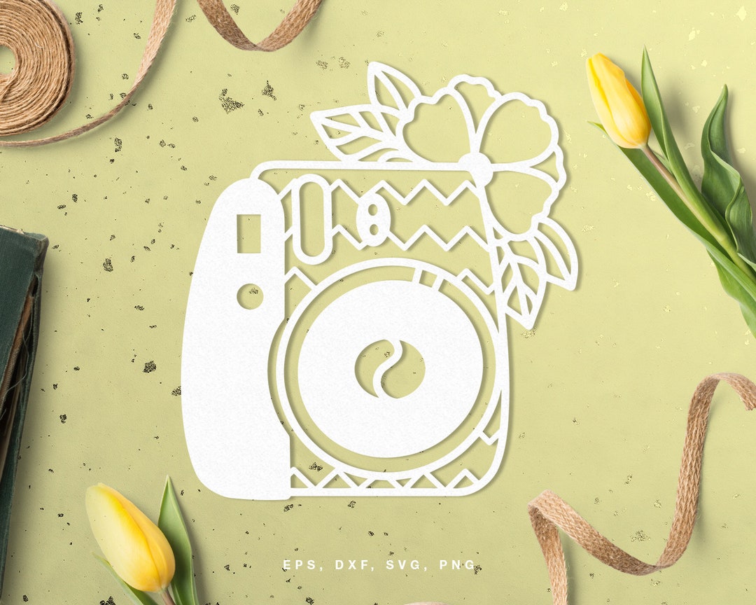 Instax Camera Cut File (svg Dxf Png Eps) for Silhouette & Cricut ...