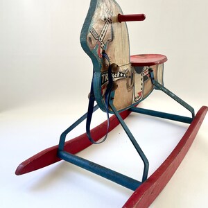 Vintage Roy Rogers Trigger Rocking Horse - Etsy