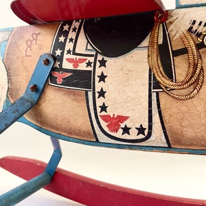 Vintage Roy Rogers Trigger Rocking Horse - Etsy