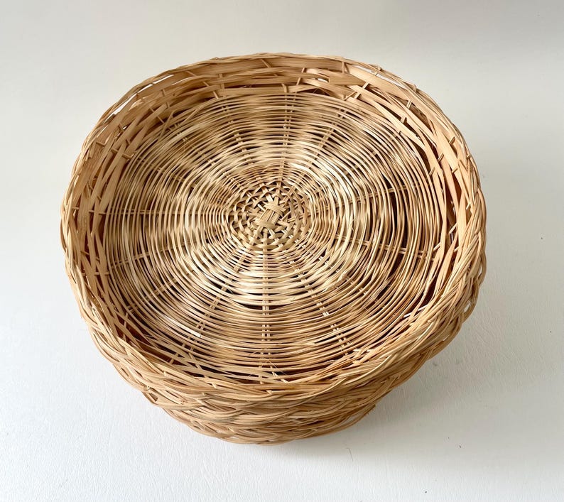Wicker Picnic Paper Plate Holders/ Set of 10 - Etsy