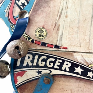 Vintage Roy Rogers Trigger Rocking Horse - Etsy