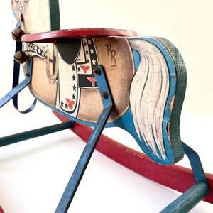 Vintage Roy Rogers Trigger Rocking Horse - Etsy