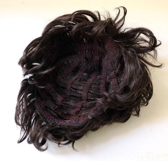 Vintage Women's Brown Messy Wig / Halloween Costume - Gem