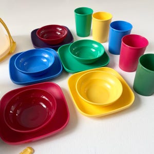 Childrens Tupperware Mini Toy Set / Mini Tupperware Serving Dishes ...
