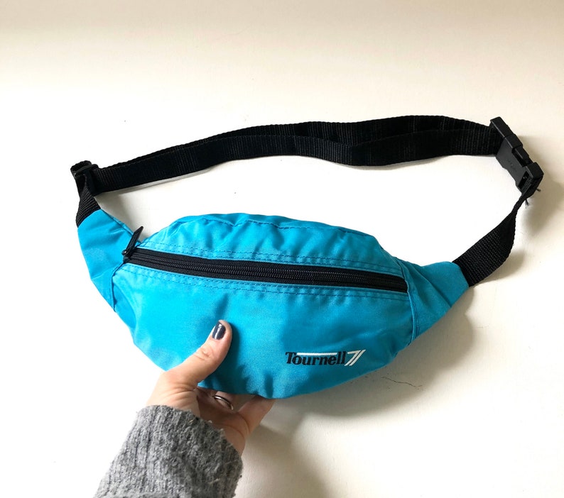 Vintage Aqua Blue Fanny Pack - Etsy