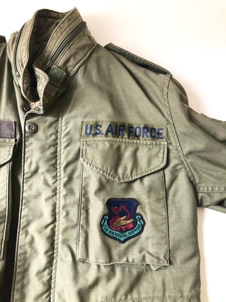 Vintage Green US Air Force Coat - Etsy