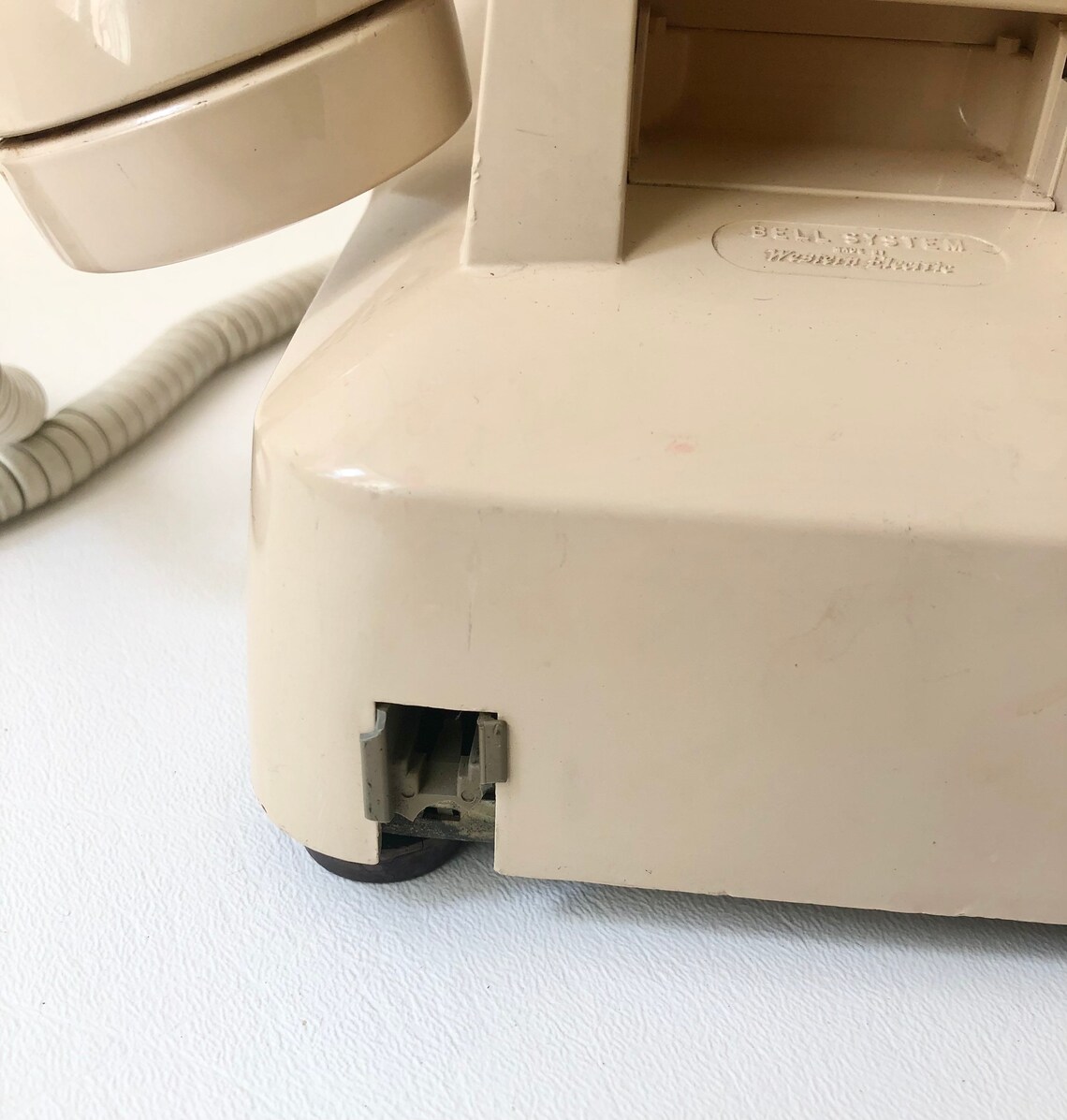 Vintage Cream Rotary Dial Telephone | Etsy