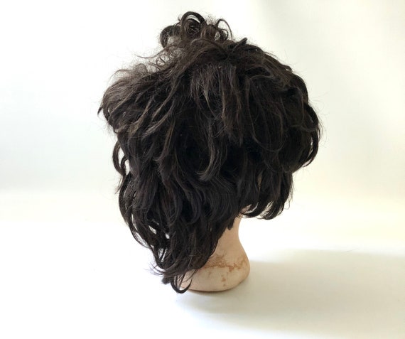Vintage Women's Brown Messy Wig / Halloween Costume - Gem