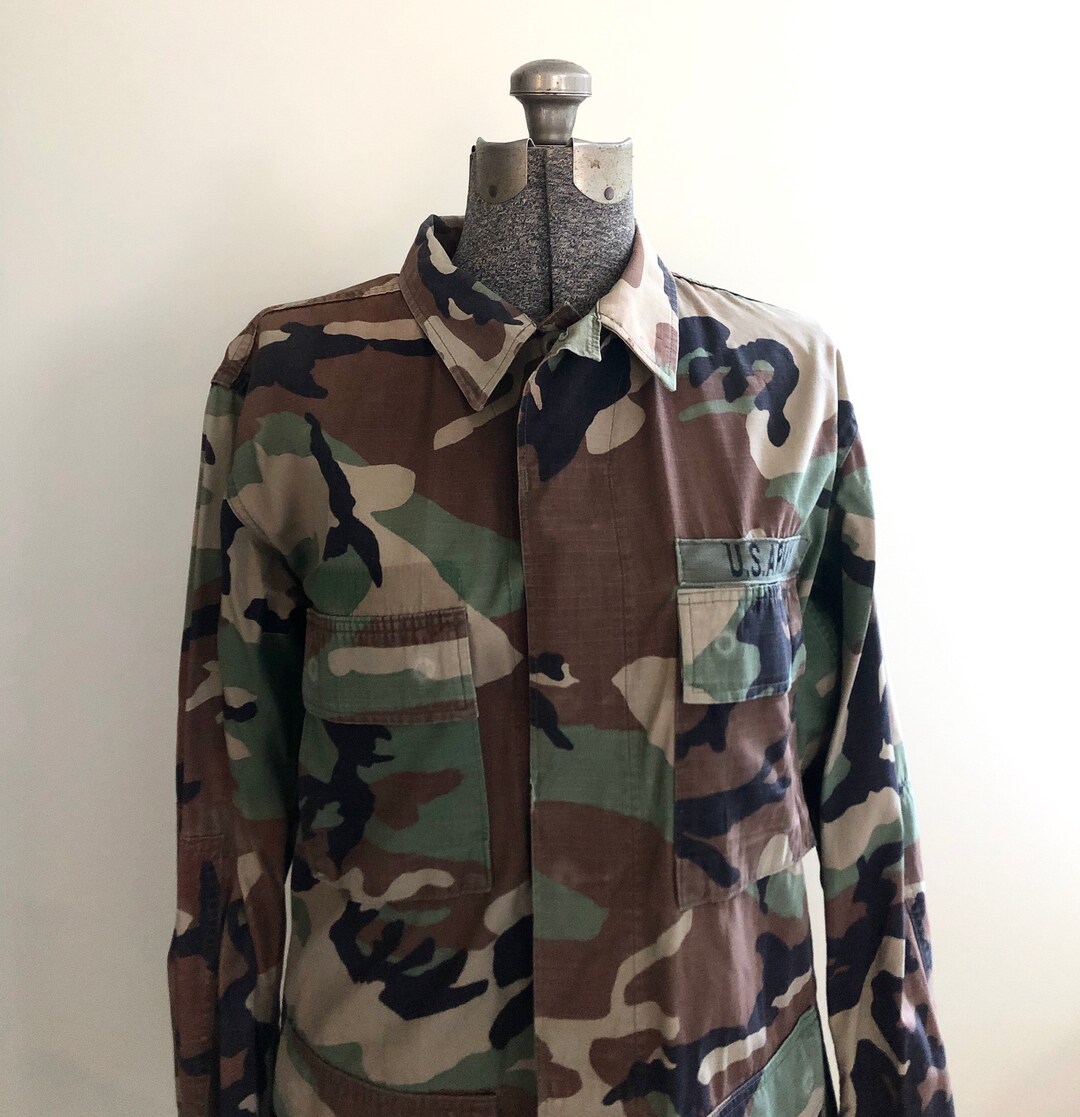 Vintage US Army Camouflage Shirt - Etsy