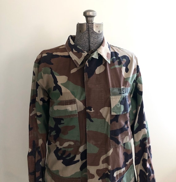 Vintage US Army Camouflage Shirt - Gem