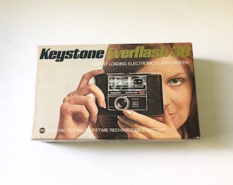 The Keystone Everflash 20 Point and Shoot Camera 126 Mm Film Camera ...