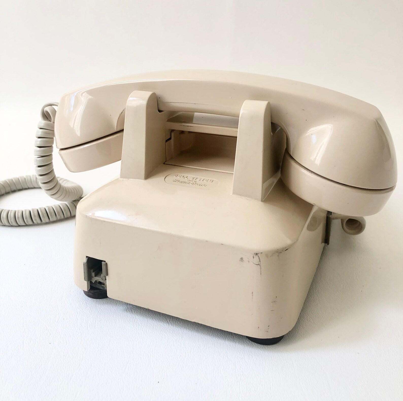 Vintage Cream Rotary Dial Telephone | Etsy