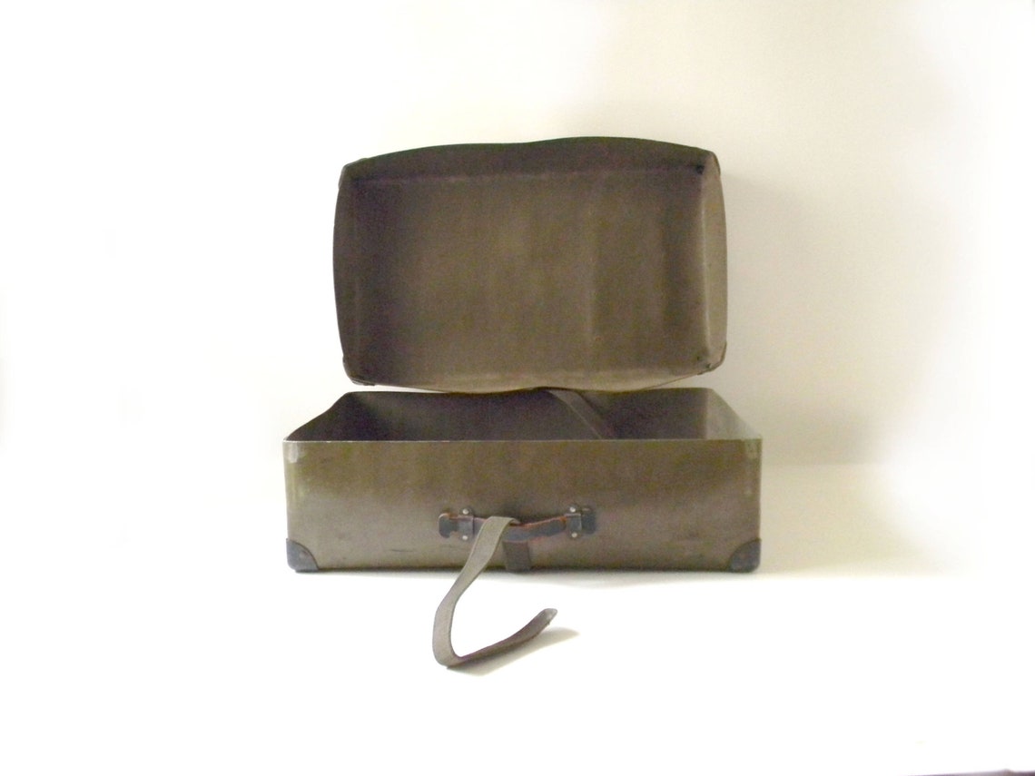 Vintage Green Military Hard Plastic Shipping Container - Etsy