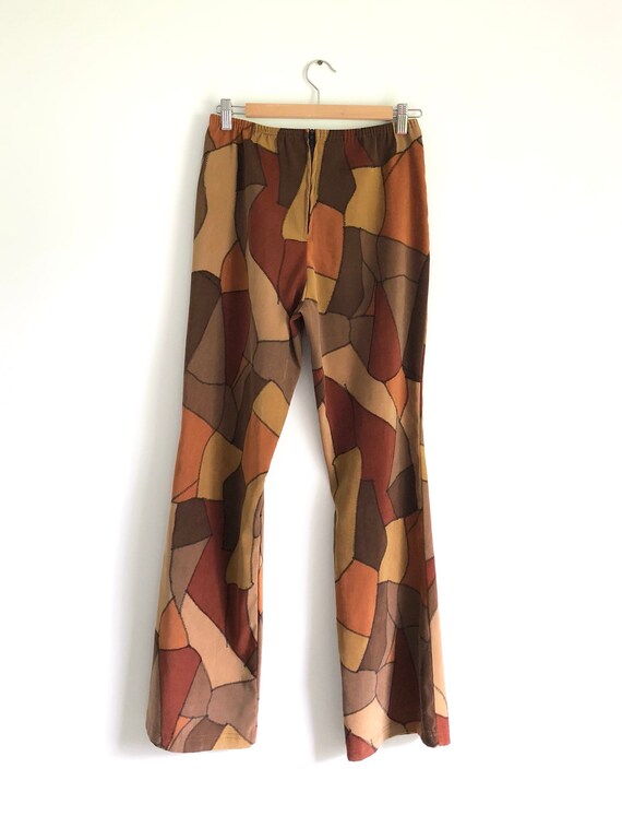 Vintage Brown Patchwork Pants - Gem
