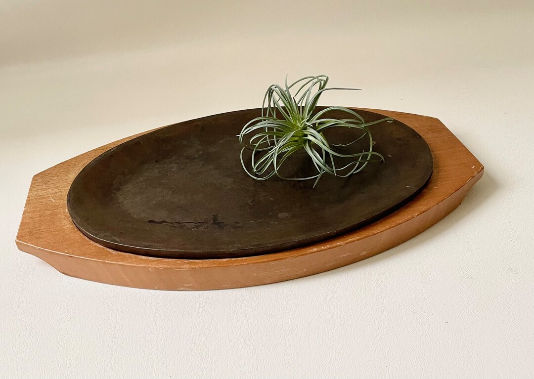 Vintage Japanese Cast Iron Steak Plate - Etsy