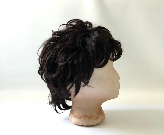 Vintage Women's Brown Messy Wig / Halloween Costume - Gem