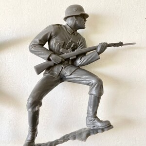 Vintage Gray Louis Marx 6” Toy Soldiers Set of 3 - Etsy