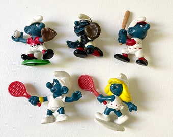 Vintage Smurf Figurines Collection 1960s 1970s 1980s Variety 25 Piece ...