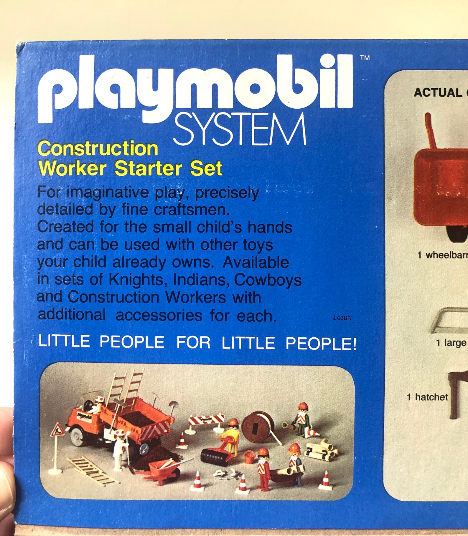 Vintage 1970s Playmobile Construction Worker Set - Etsy