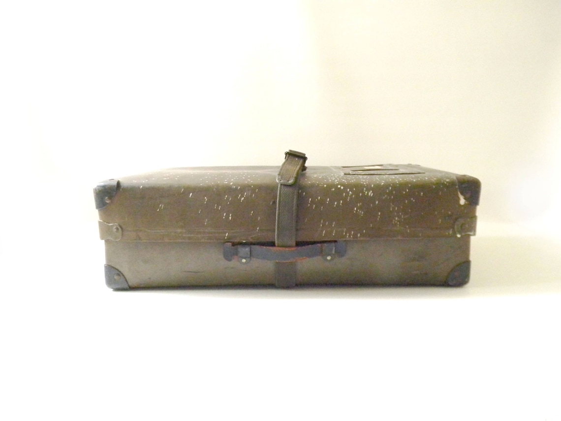 Vintage Green Military Hard Plastic Shipping Container - Etsy