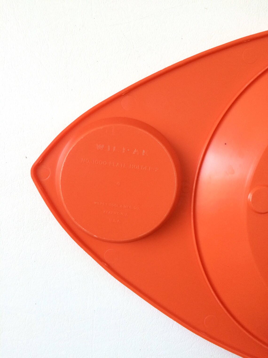 Colorful Orange Plate Trays / Set of 10 | Etsy