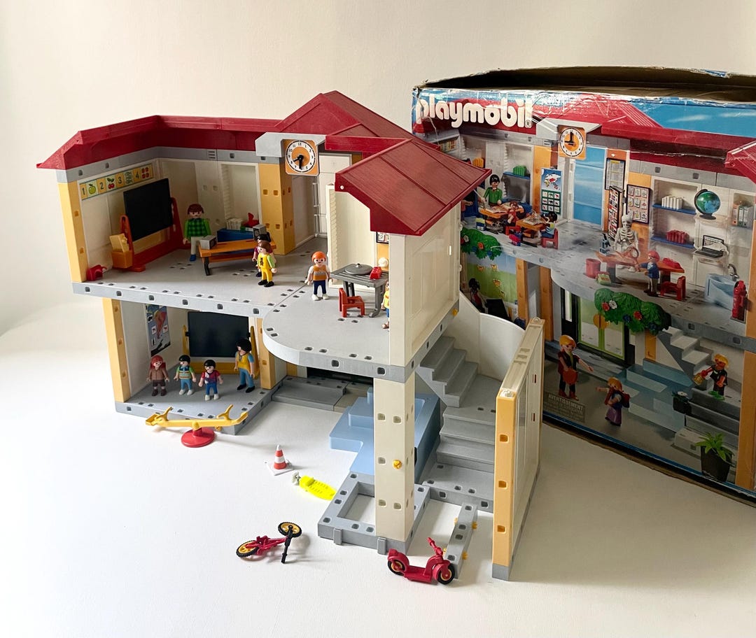 Vintage Playmobil 1990 School Set - Etsy