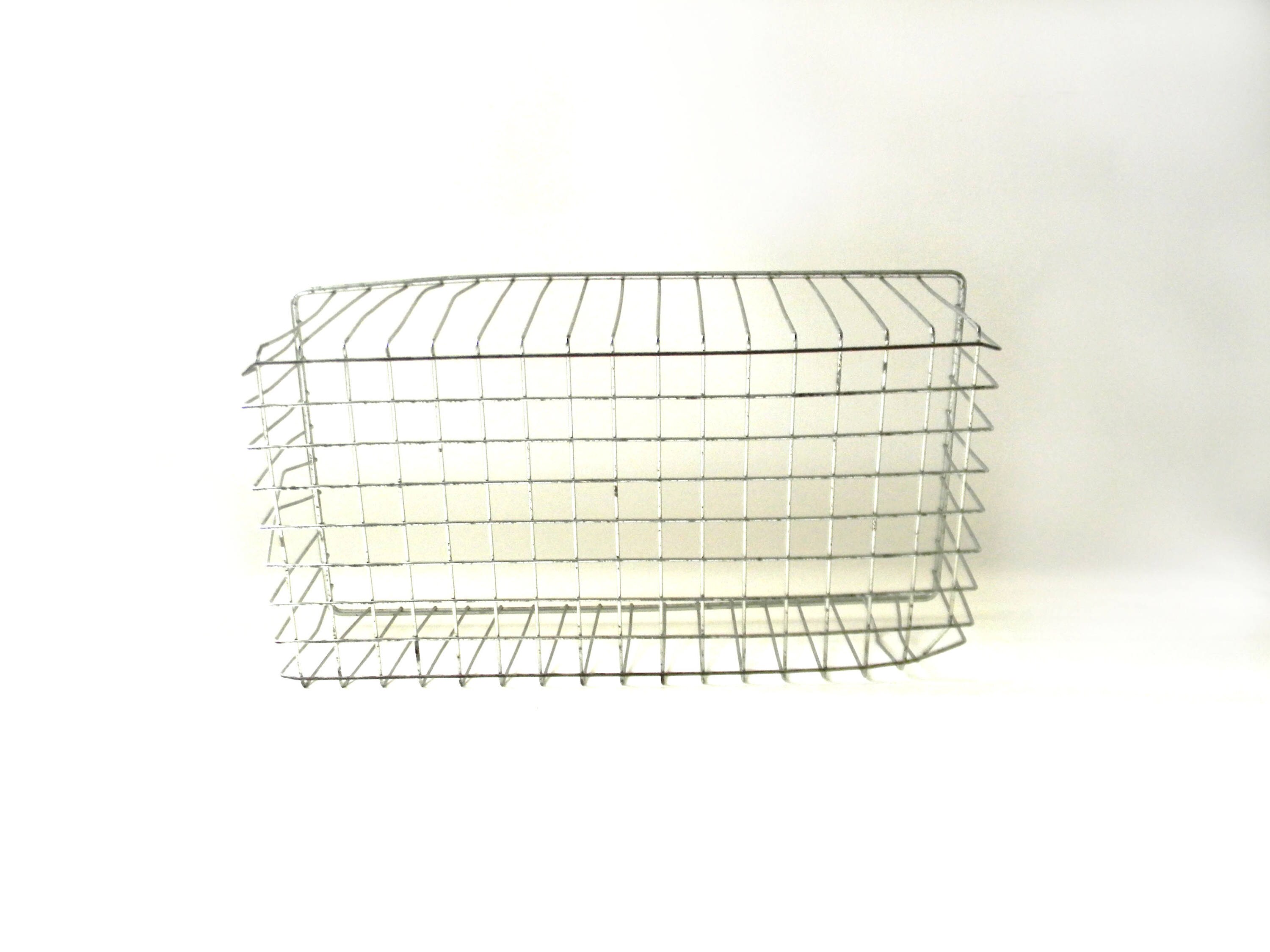 Vintage Rectangle Wire Basket - Etsy